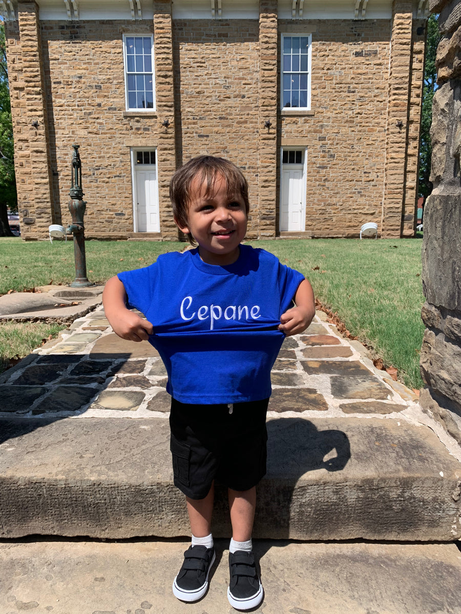 Blue Cepane Tshirt - Toddler (Limited Quantities) – Redstick Gallery