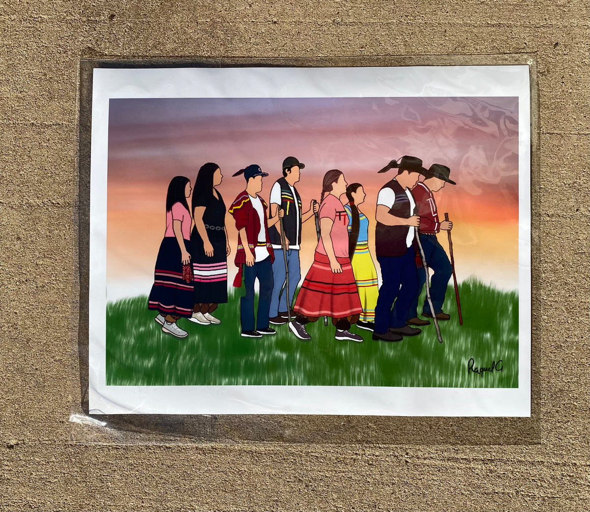 Buffalo Dance Print Made By Raquel Perez – Redstick Gallery
